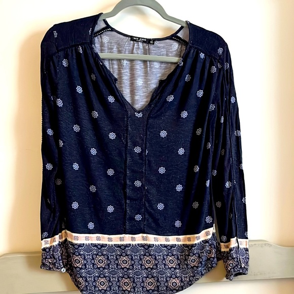 Max Jeans | Tops | Max Jeans Boho Style Top | Poshmark
